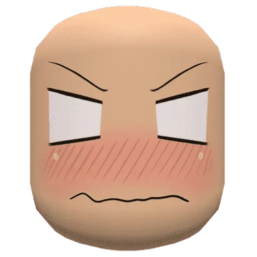 Roblox emote face 🗿 ★ Stickers for WhatsApp